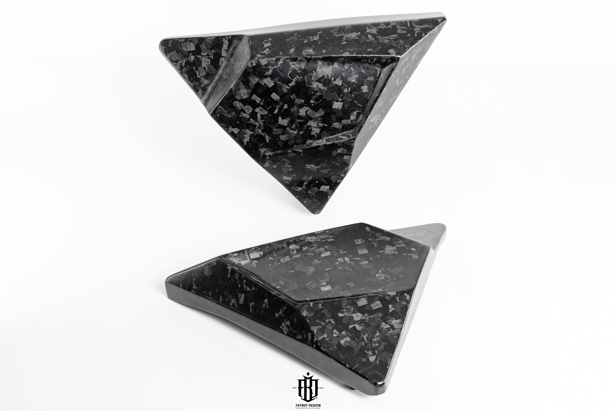 Triangle Side Covers Forged Carbon