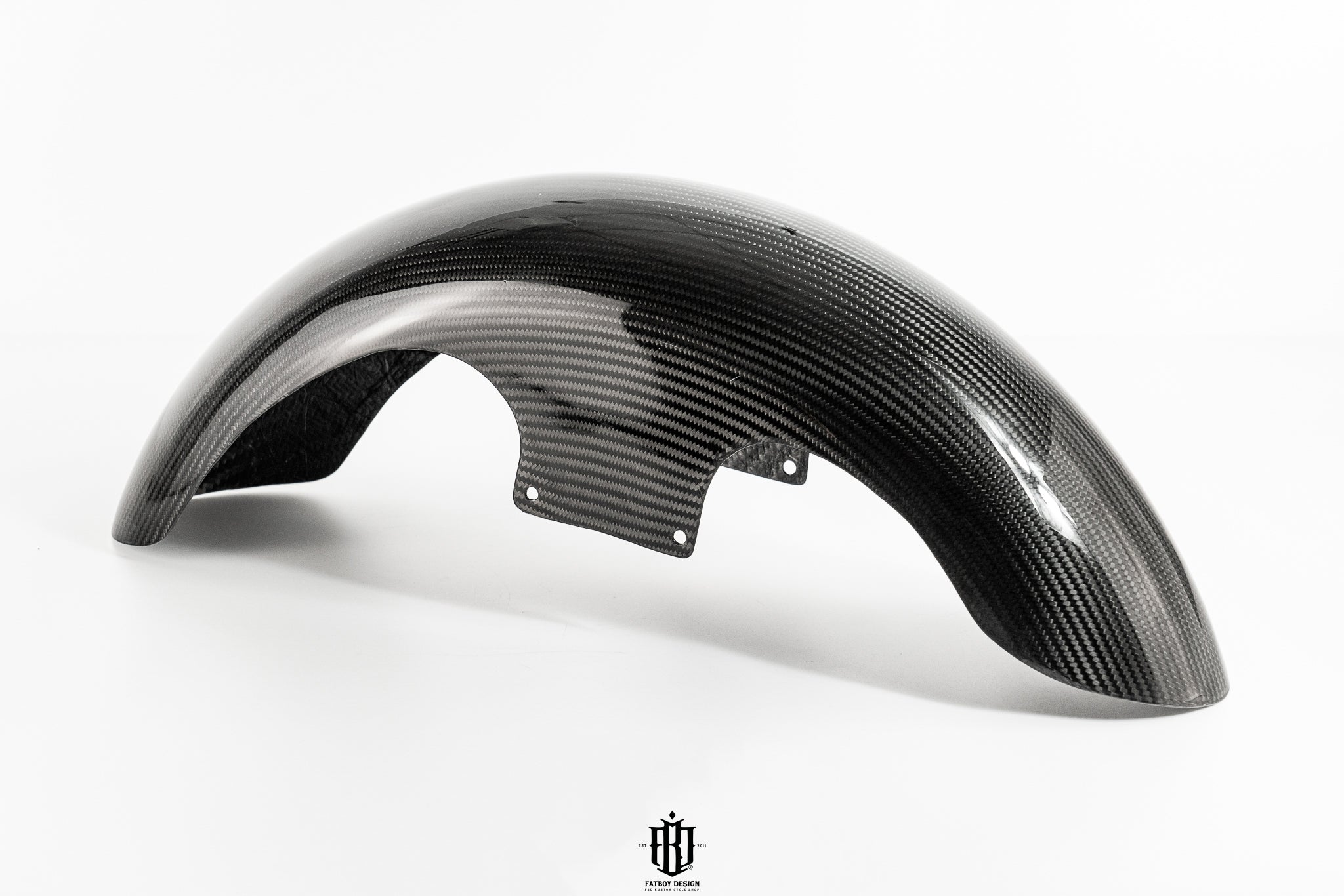 Long Front Fender Twill Carbon | Harley Twill Carbon Front Fender